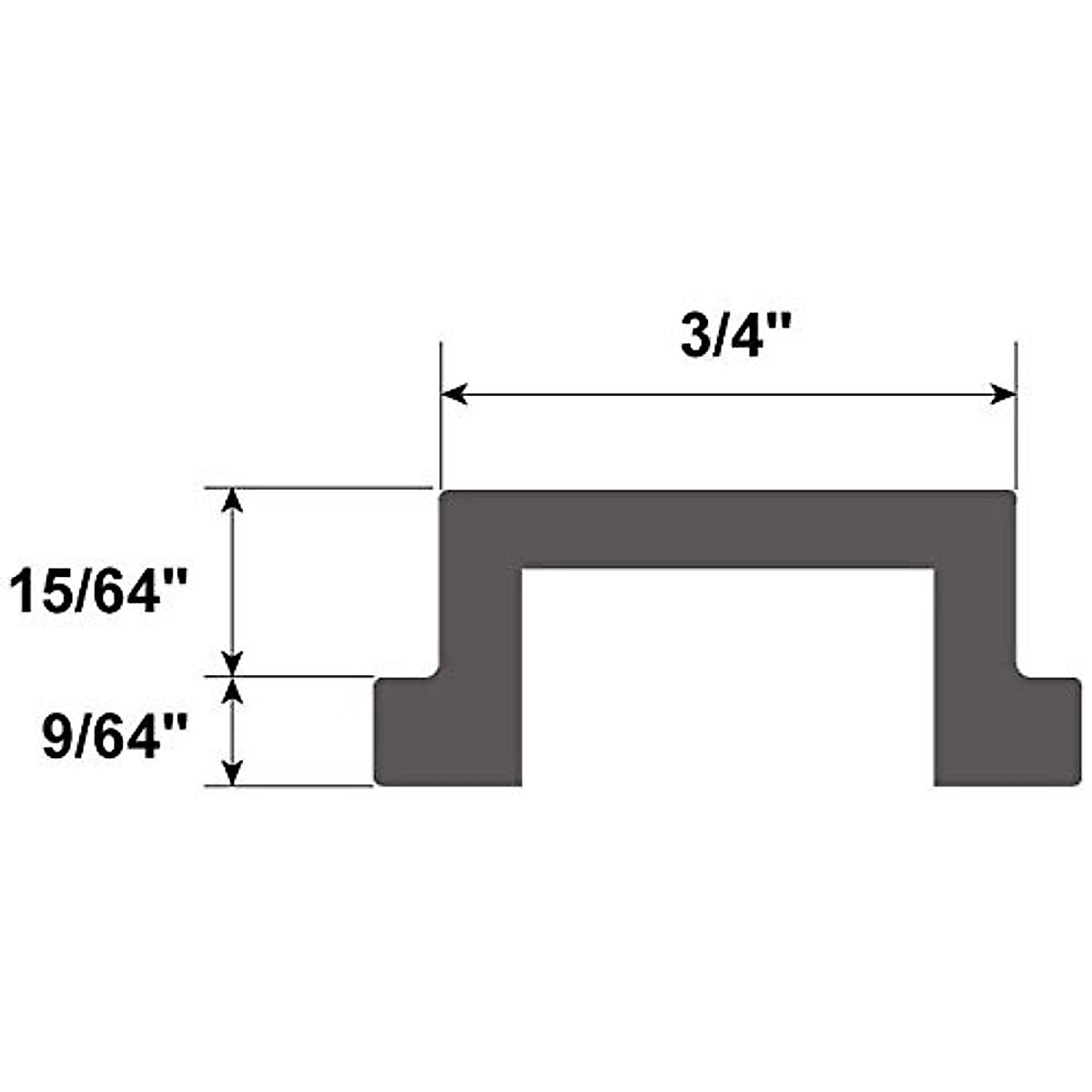 POWERTEC 71568 Aluminum Miter T-Track with Miter T-Bar, 32-Inch