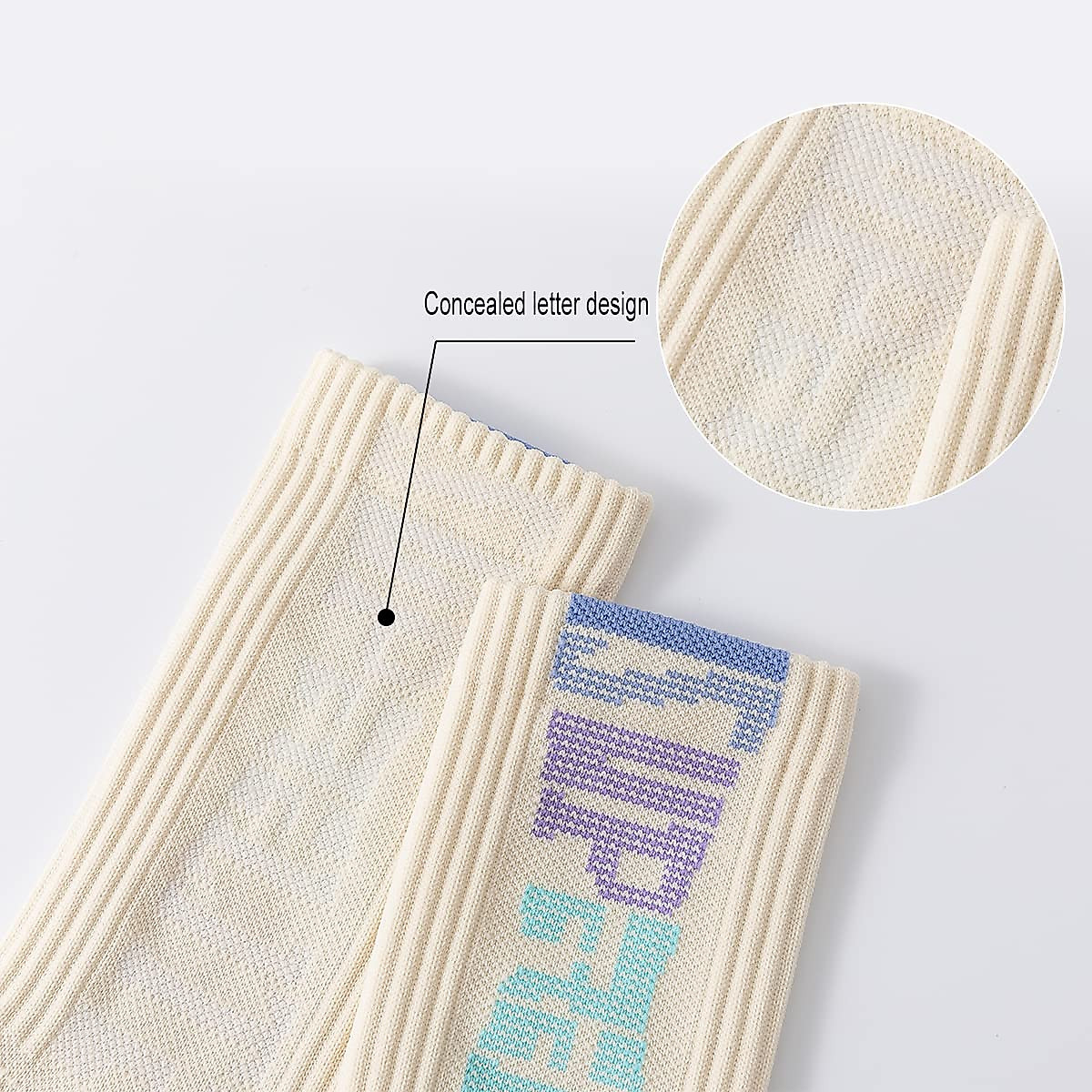 YQHMT Athletic Crew Socks Performance Thick Cushioned Sport Basketball Running Training Compression Socks for Men & Women