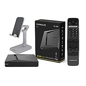 Dreamlink/Formuler Formuler Z10 Pro Max Android 10 Dual Band 5G Gigabit LAN 4GB Ram 32GB ROM 4K + Extra Cell Phone Desk Stand