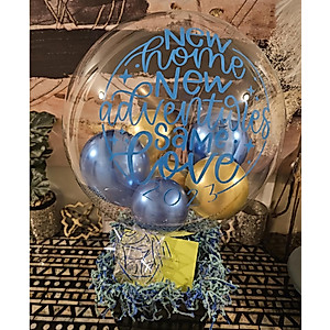 JoyMercado 25PCS Clear Balloons for Stuffing 22inch Wide Neck Large BoBo Balloons Wide Opening Fillable Bubble Balloons for Wedding Birthday Easter Baby Shower Christmas Party Decorations (25Packs)