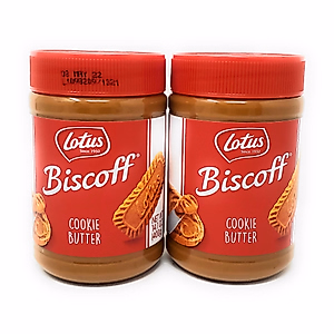 2 Pack Creamy Biscoff Cookie Butter (14.1oz Jars)