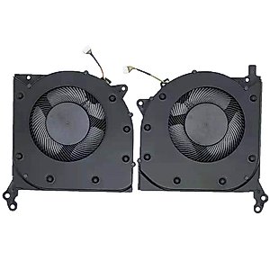 QUETTERLEE Replacement New Laptop CPU and GPU Cooling Fan for Lenovo Legion Y7000 2020H（2020 Paragraph） Series 5F10S13917 DFS5M325063B1C FM9H DFS5K323161A1C FM9J DC28000FAF0 DC28000FBF1 DC5V Fan