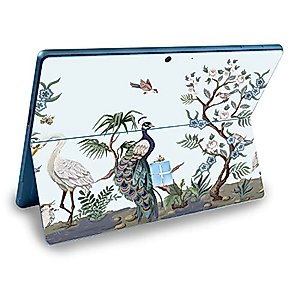 MightySkins Skin Compatible with Microsoft Surface Pro 9 (2022) - Chinoiserie Fabric | Protective, Durable, and Unique Vinyl Decal wrap Cover | Easy to Apply & Change Styles | Made in The USA