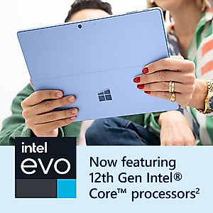 Microsoft Surface Pro 9 (2022), 13" 2-in-1 Tablet & Laptop, Thin & Lightweight, Intel 12th Gen i7 Fast Processor for Multi-Tasking, 16GB RAM, 256GB Storage with Windows 11, Sapphire Microsoft Copilot