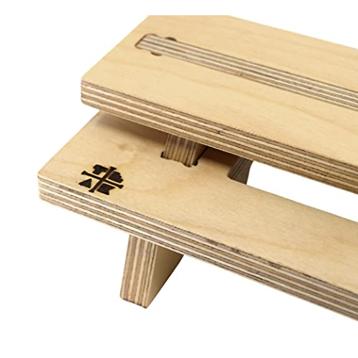 Teak Tuning Picnic Table Ramp, 7.5" Long, 5.5" Wide, 2.75" Tall