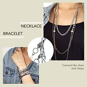 2 PCS /1 PC Eyeglasses Chain Mask Chain Holder Sunglasses Chain Necklace Women Men Gold Silver Rose Gold Black Pearl
