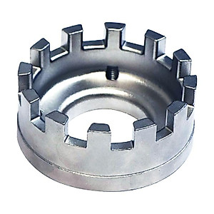 Marine Tech Retaining Ring Wrench 94mm OD, 12 Tooth, Attachment to Wrench Handle (AMT0031), Fits Yamaha, Suzuki, Mercury Retaining Rings, Removes Bearing Carriers