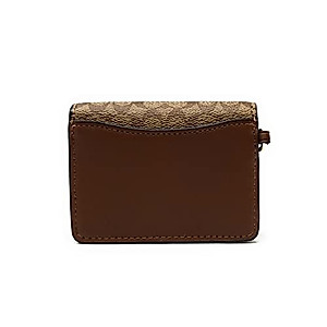 COACH Women's Boxed Mini Wallet On A Chain In Signature Canvas
