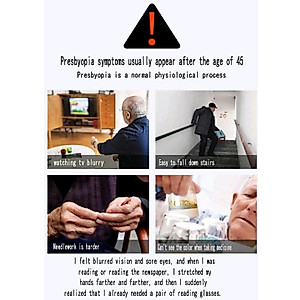 Voitead HD reading glasses men anti-blue light anti-fatigue fashion middle-aged and elderly glasses 1.5