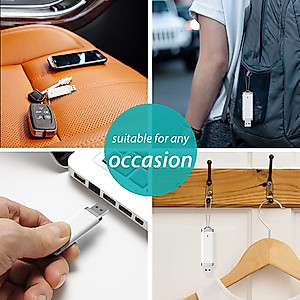 KEXIN 500 Pack 8GB Flash Drive USB Flash Drive 8G Thumb Drive Pen Drive Memory Stick Design in Snapcap White