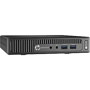 HP EliteDesk 705 G3 Mini Tiny Business Desktop PC, AMD A6 PRO-8570E, 3.0GHz, 8GB DDR4 RAM, 256GB SSD Hard Drive, WiFi, VGA, HDMI, DisplayPort, Windows 10 64 Pro (Renewed)