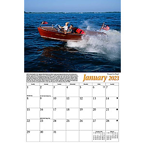 Classic Motorboats 2023 Calendar