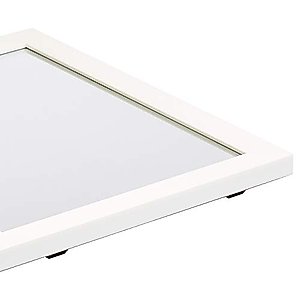 Amazon Basics Rectangular Wall Mount Mirror 20" x 28", Standard Trim, White