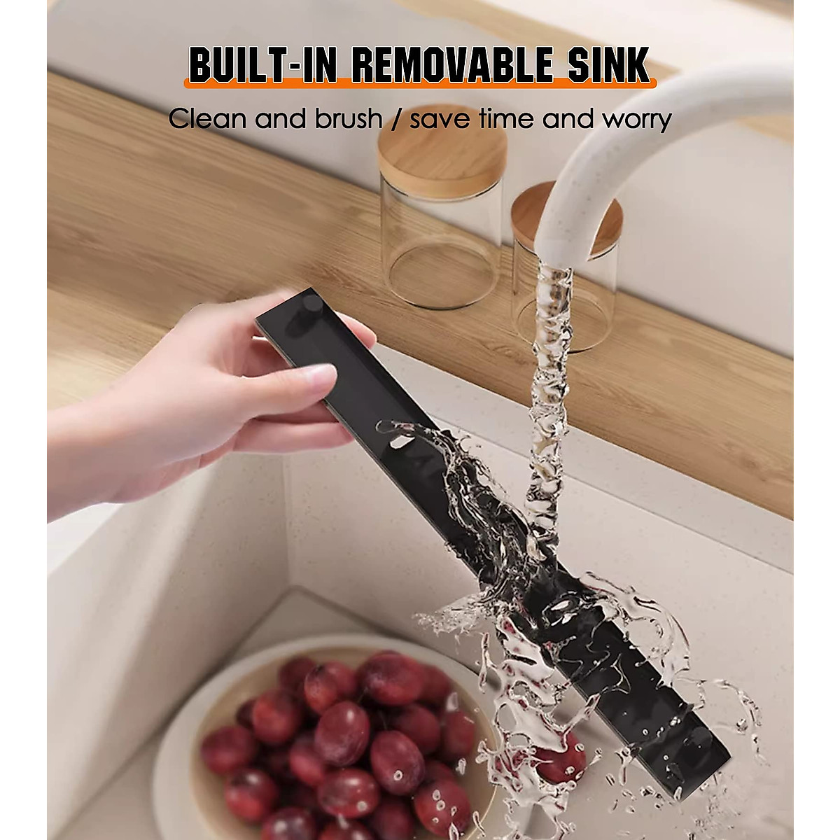 Vacuum Sealer, 8 in 1 efficacy food vacuum sealer machine, Machine with Starter Kits, food saver vacuum sealer machine, 10 bags sealed vacuum bags, pulse function, external cutter, support wet & dry