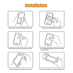 pehael [3-Pack] iPhone 8 Plus iPhone 7 Plus High Definition Privacy Screen Protector, Black Tempered Glass Screen Protector, Easy Install (5.5 inch)