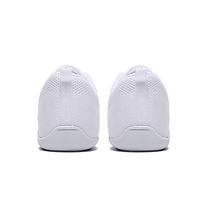 LANDHIKER White Cheer Shoes Girls Youth Cheerleading Shoes Fashion Sports Shoes Training Athletic Shoes Flats Dance Girls Size