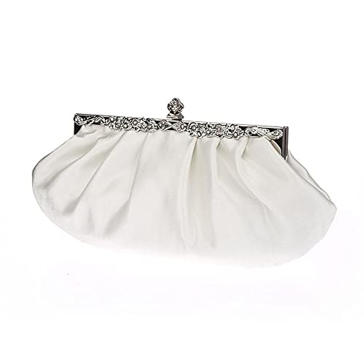 Tngan Women Pleated Clutch Solid Color Evening Bag Banquet Tote Bag Bridal Wedding Dress HandBag, Teal a