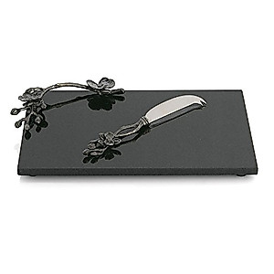 Michael Aram Black Orchid Cheese Board with Knife, Small