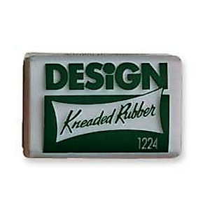 Prismacolor Eraser, Kneaded Rubber Eraser Large, Grey, 12 Pack