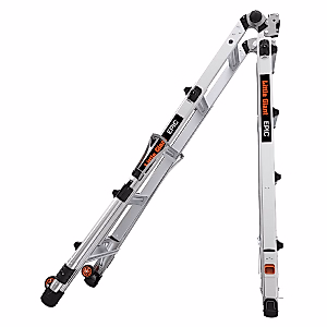 Little Giant Ladders, Epic, M17, 17 foot, Multi-Position Ladder, Aluminum, Type 1A, 300 lbs weight rating, (16817-818)