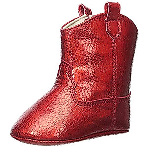 Baby Deer Girls' 02-4973 Western Boot, Red, 1 Regular US Infant