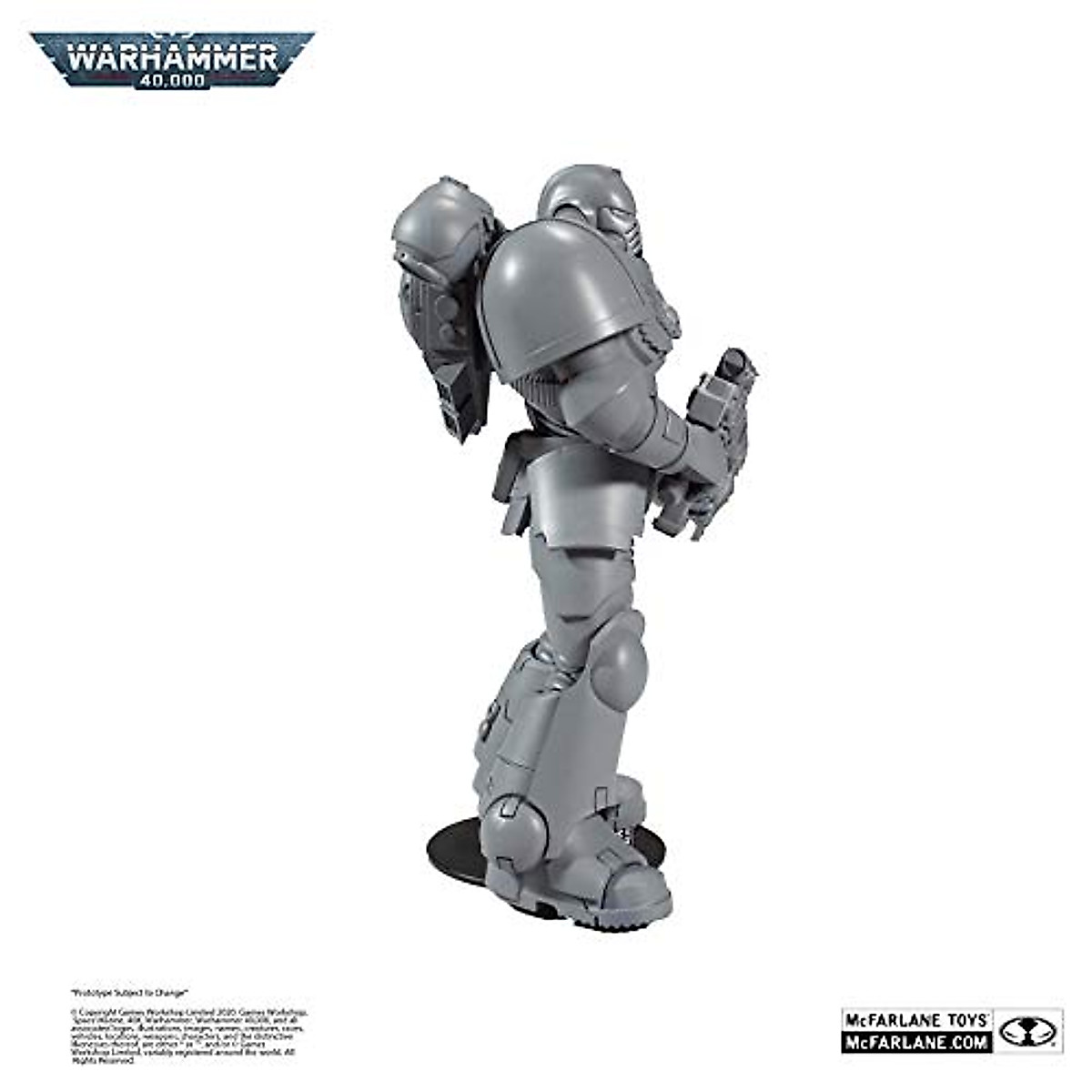 McFarlane Toys Warhammer 40,000 Space Marine Primaris Intercessor Artist Proof Action Figure, Multicolor