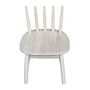 International Concepts IC Toddler's Wooden Chairs - Set of 2, Durable Solid Wood Construction, Perfect for Kids Room or Play Area, Easy to Customize and Paint - Unfinished