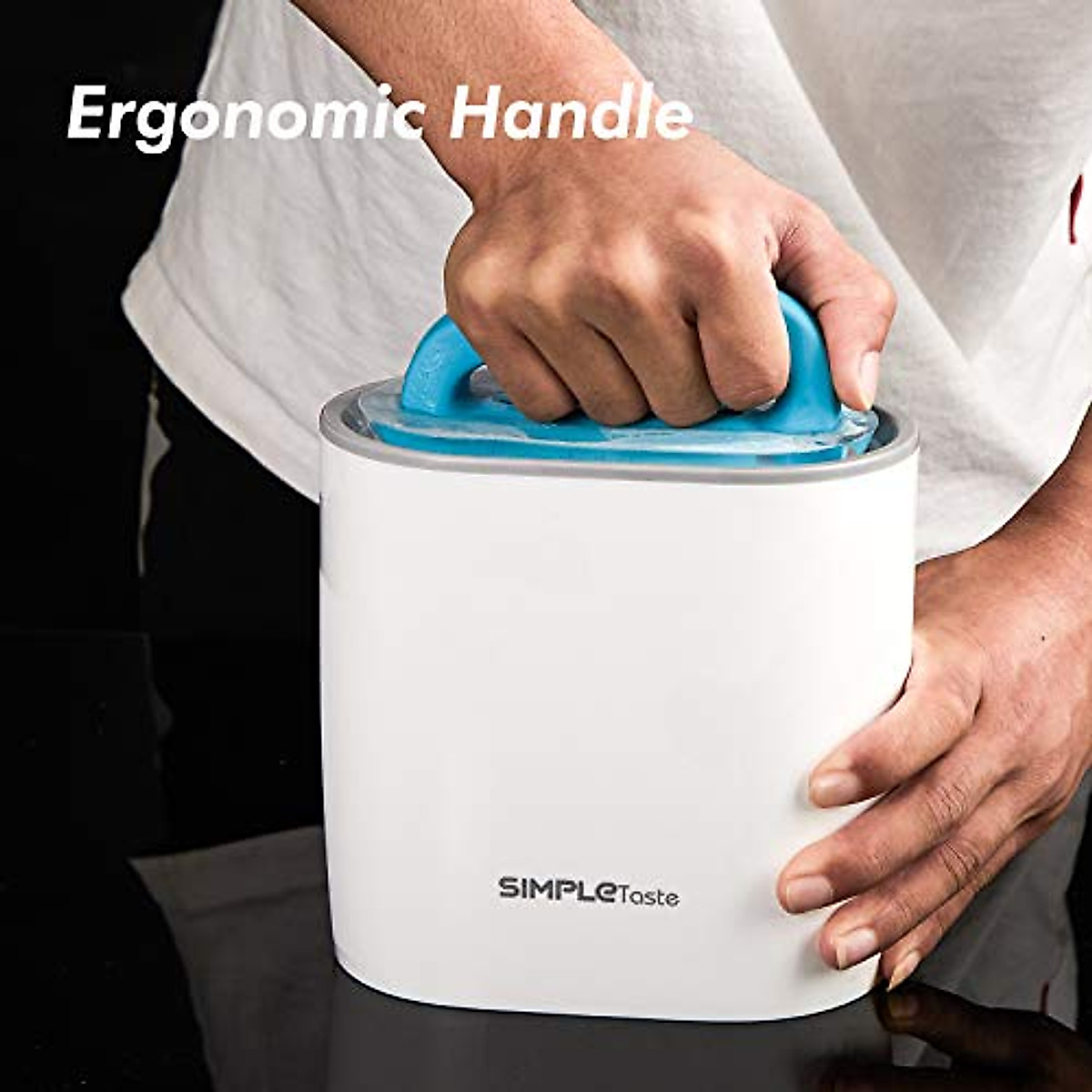 SIMPLETASTE Crystal Clear Ice Ball Maker Mold - 2.36 Inch Clear Sphere, Plus 2 Ice Ball Storage Bags, BPA-free Silicone Large Sphere Ice Mold, Ice Cube Tray for Whiskey, Cocktail and Drinks