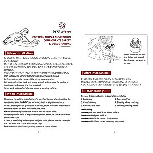 YITAMOTOR Front Steering Suspension Kit Compatible with 1998-2005 Chevrolet Blazer/GMC Jimmy 1998-2004 S10/Sonoma 1998-2000 Isuzu Hombre 1999-2001 Oldsmobile Bravada -4WD/AWD Only