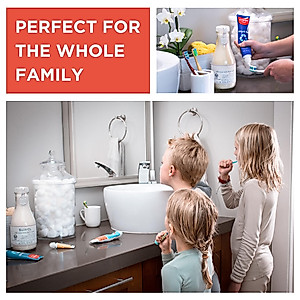 Toothpaste Caps SqueezMe by Chrome Cherry, Self-Closing Silicone Caps, Mess-Free Toothpaste Dispenser Squeezer Lids for Kids, Adults, Bathroom Accessories for Tooth and Gum Health (Clear 3-Pack)