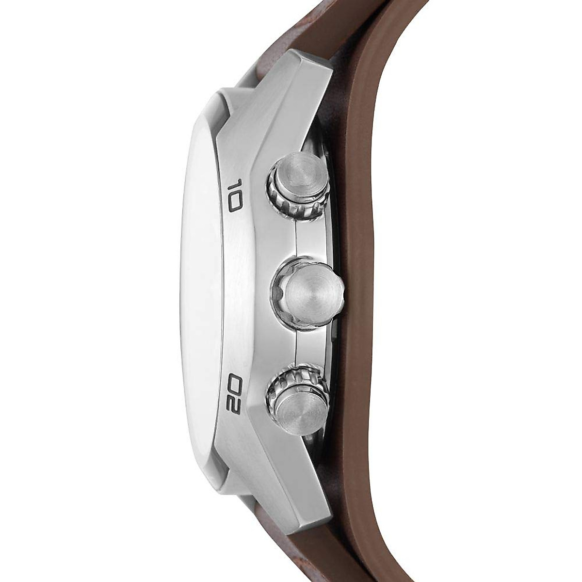 Fossil Men's RFID Flip ID Bifold Wallet, Dark Brown, One Size Men's Coachman Quartz Stainless Steel and Leather Casual Watch Color: Silver, Brown (Model: CH2891)