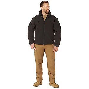 Rothco 3-in-1 Spec Ops Soft Shell Jacket - Ultimate Weather Defense with Removable Fleece Liner - Black - M