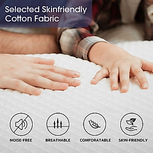 PayLessHere Gel Memory Foam Mattress,Mattress for Cooling Sleep & Pressure Relief, Mattress in a Box with Washable and Removable Zipper Cover,Fiberglass Free,CertiPUR-US Certified,6 Inch Twin