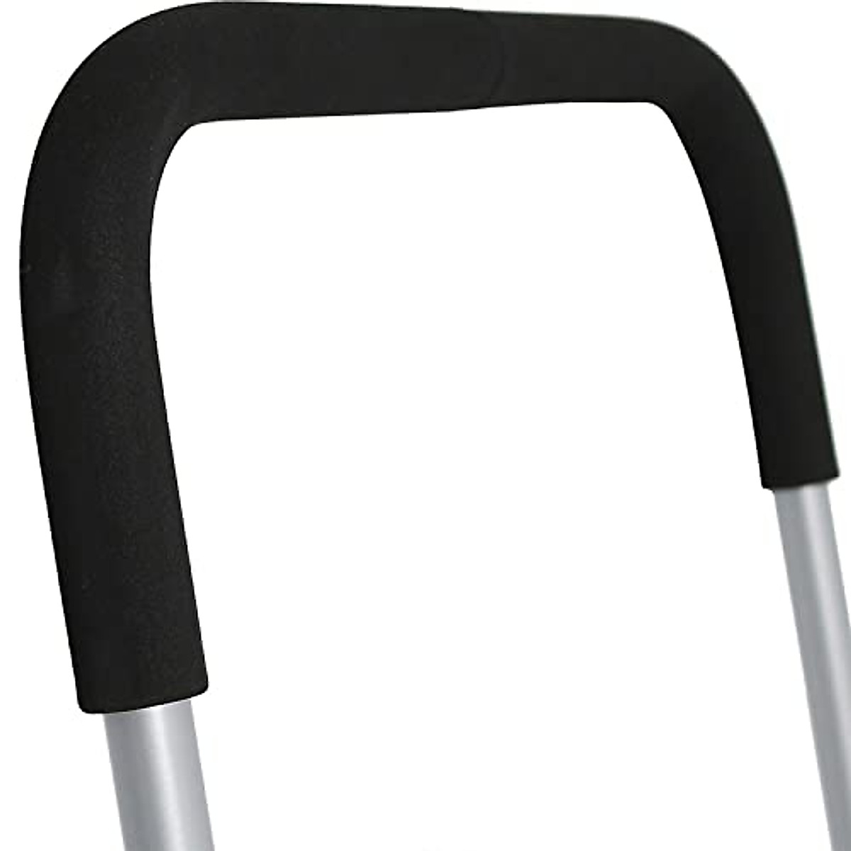 CASL Brands Snow Shovel with Wheels for Driveway - 6-Inch Polypropylene Wheels and Adjustable Aluminum Handle - 26-Inch Blade