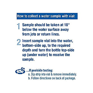 HTH 1174 Multi-Purpose 6-Way Test Strips for Swimming Pools, 30 ct