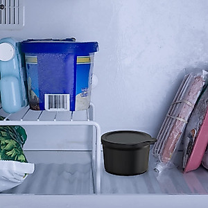 IOOOFU Ice Molds Replacement Compatible for Shaved Ice Attachment 4 Pack Black PE