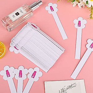 TBoxBo 200 Pack Perfume Test Strips Flower Shape Perfume Paper Strips Premium Fragrance Test Strips for scents and Essential Oils, QEE2124151ADS