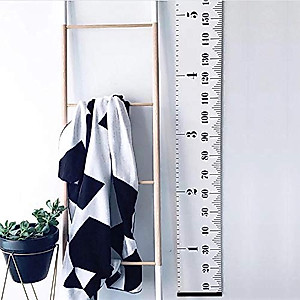 Baby Growth Chart Waterproof Handing Ruler Wall Decor for Kids, Canvas Removable Height Growth Chart