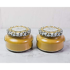 Tyler Candle Fleur de Lis 2-Pack | 22 oz. Glass Jar Scented Candles | Exotic Pomegranate Scents Double-Wick Candles for The Home | Gift Set Made in USA