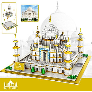 EP EXERCISE N PLAY Architecture Taj Mahal Building Toy, 2012 Pieces Castle Palace Construction Building Blocks, Collectible Build and Display Model - Perfect Toys Gifts for Kids and Adults