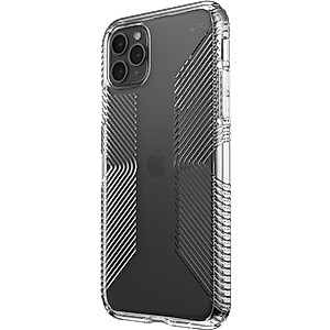 Speck Products Presidio Perfect-Clear with Grip iPhone 11 PRO Max Case, Clear/Clear (136509-5085)