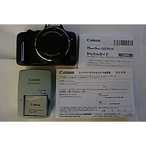 CANON PowerShot SX170 IS 3-Inch LCD 16 Megapixel Compact Camera, Black