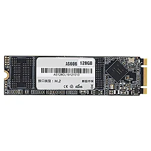 M.2/NGFF Solid State Drive, 2280 128GB SSD with 551MB/S Reading Speed and 212MB/S Writing Speed for Laptop Desktop Computer AS606