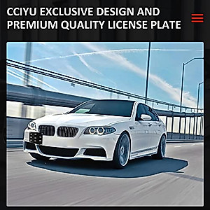 cciyu Tow Hook License Front Bumper Plate Mount Bracket Holder Bolt fit for 2007-2013 for BMW E92 E93 3-Series 2Dr Coupe/Convertible