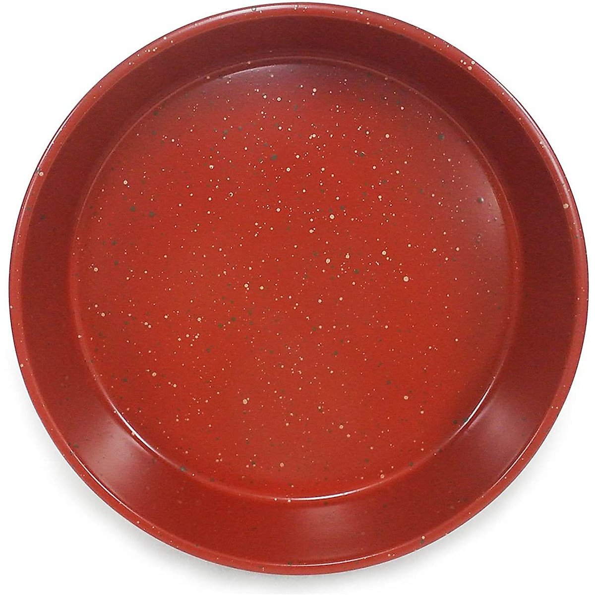 casaWare Ceramic Coated NonStick 9-Inch Round Pan, Red Granite,1-4124-7R