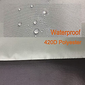 Patio Swing Chair Cover A-Frame 72x67x55 inches UV Resistant Outdoor Swing Cover Waterproof Dust Proof Weather Protector Patio Furniture Coves for Garden Furniture (Beige & Coffee)