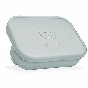 Ali+Oli Leak Proof Bento Box (Dream Blue) Food-Grade Silicone Bento Box, BPA, Phthalate, Lead, & PVC Free - Bento Lunch Box for Kids and Adults - Leak Resistant Sets With Lids Container