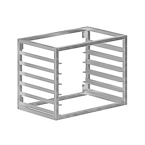AmGood Wall Mounted Sheet/Bun Pan Rack - 28" x 18" x 21". Fits 6 Full-Size Sheet Pans. NSF
