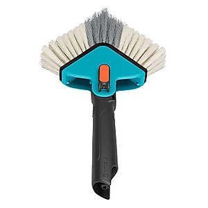 GARDENA CombiSystem Angle Broom: Comfortable Eckbesen for Removing e.g. Cobwebs in Corners, Variable Working Angle (3634-20)