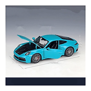 1:24 for Porsche 911 Carrera 4S Alloy Sports Car Model Diecast Metal Toy Vehicles Car Model Childrens Toy Gift Model Cars (Color : Yellow)